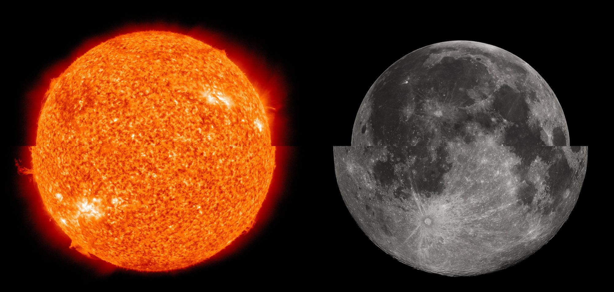 Oct. 30, 2025 - The sun is about 400 times larger than the moon - The ...